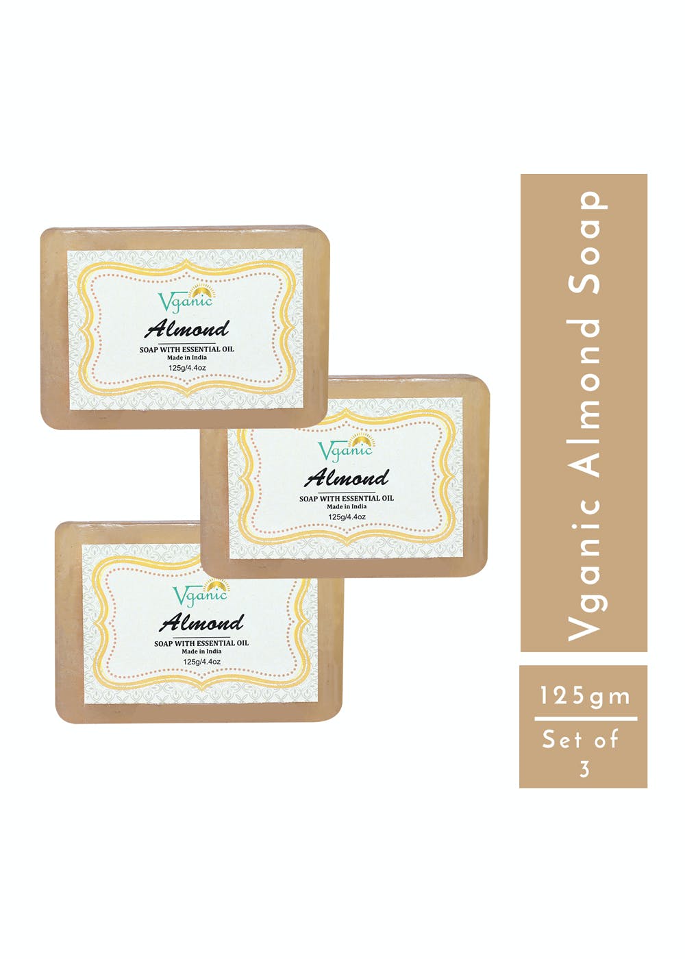Get Set of 3 Almond Soap at ₹ 199 | LBB Shop