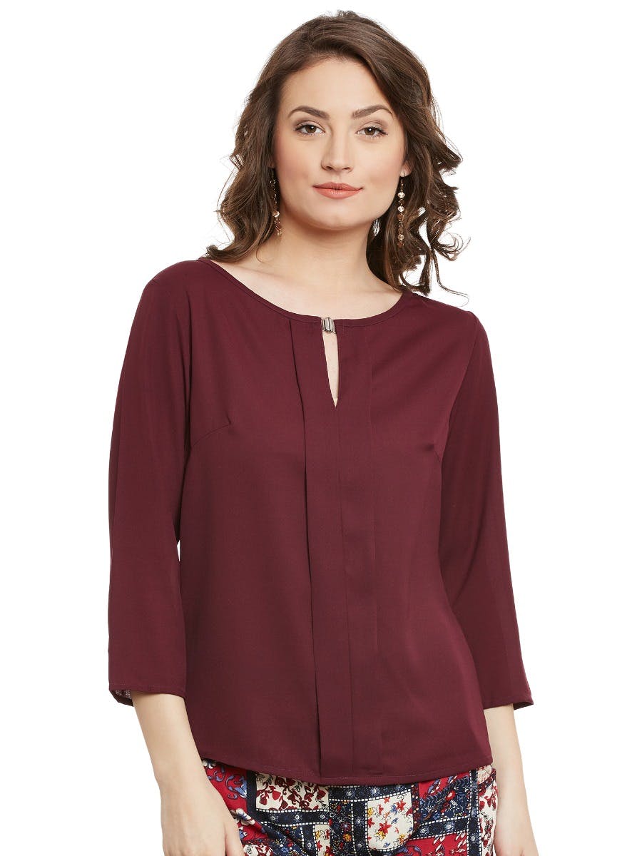 Get Solid Panel Hook Closure Top at ₹ 899 | LBB Shop