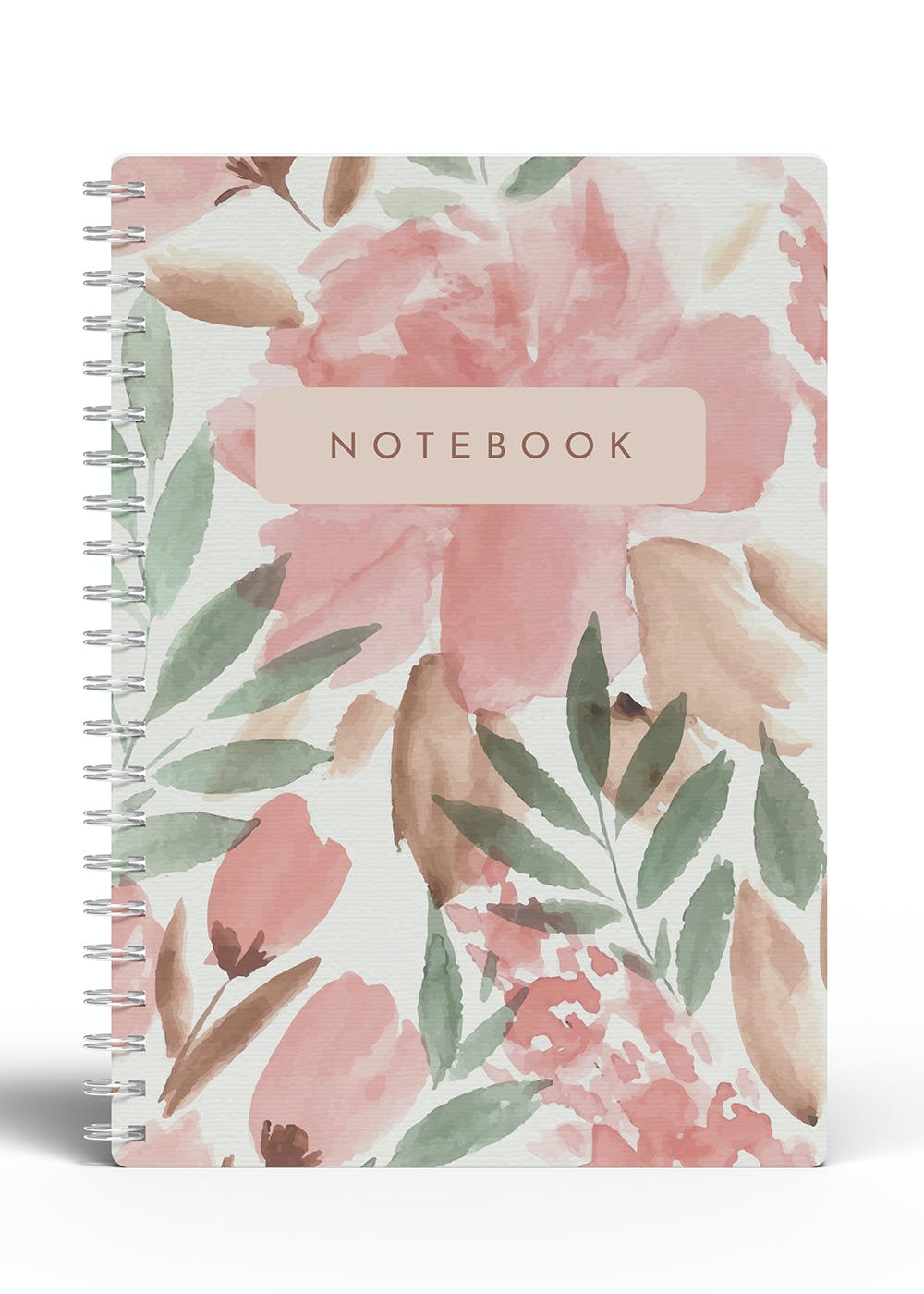 Get Pink Floral Watercolor Unruled Notebook at ₹ 230 | LBB Shop