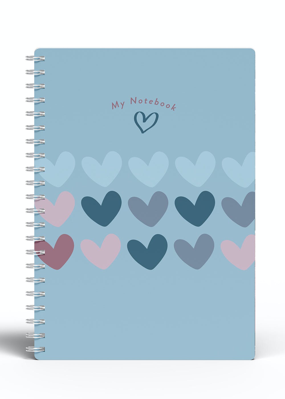 Get Blue Hearts Unruled Notebook at ₹ 230 | LBB Shop
