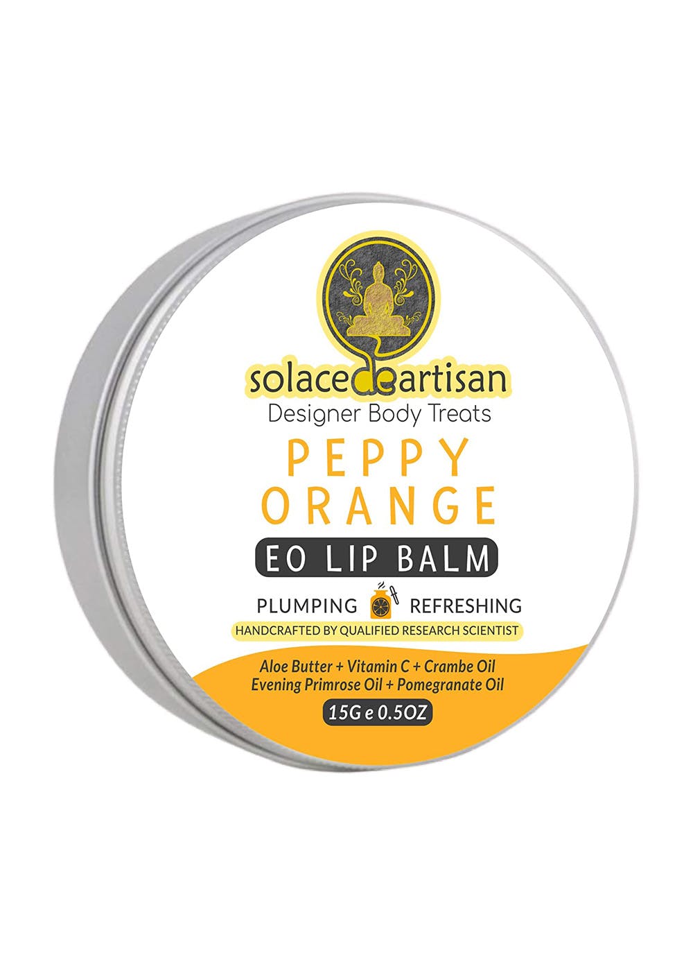 Get Peppy Orange Plumping & Refreshing EO Lip Balm at ₹ 315 | LBB Shop