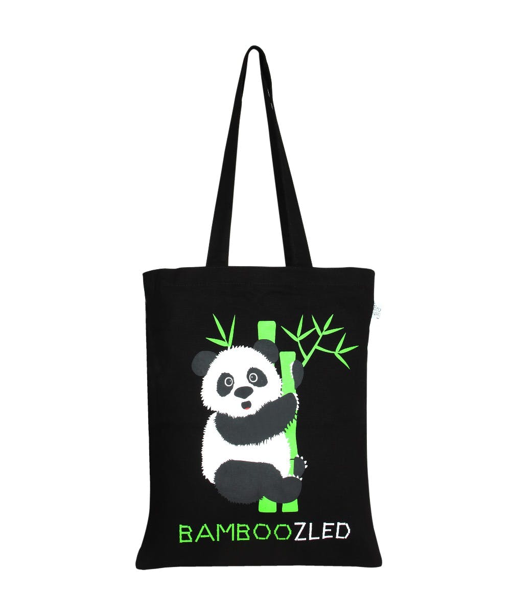 Get Bamboozled Panda Canvas Tote at ₹ 499 | LBB Shop