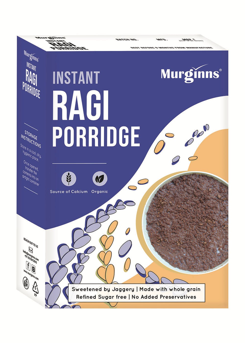 Get Instant Ragi Porridge (300gm) at ₹ 225 | LBB Shop