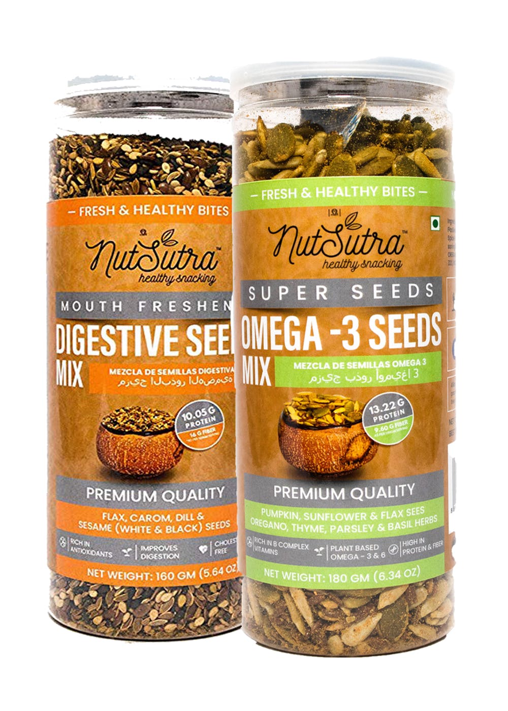 Get Omega 3 Mix + Digestive Seeds Mix at ₹ 361 | LBB Shop
