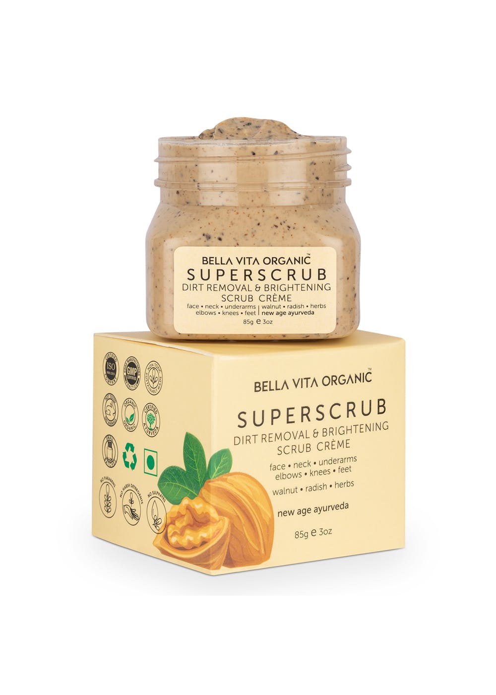 Get SuperScrub Natural Dirt Removal & Skin Brightening Scrub - 85gm at ...