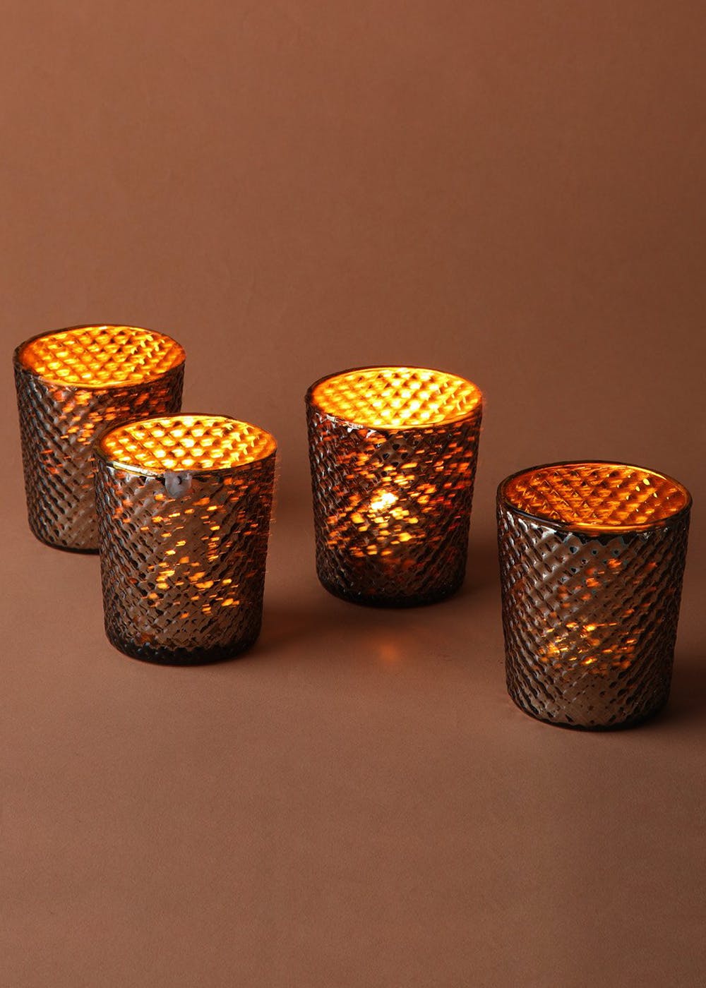 Get Copper Facet Votives at ₹ 1040 | LBB Shop