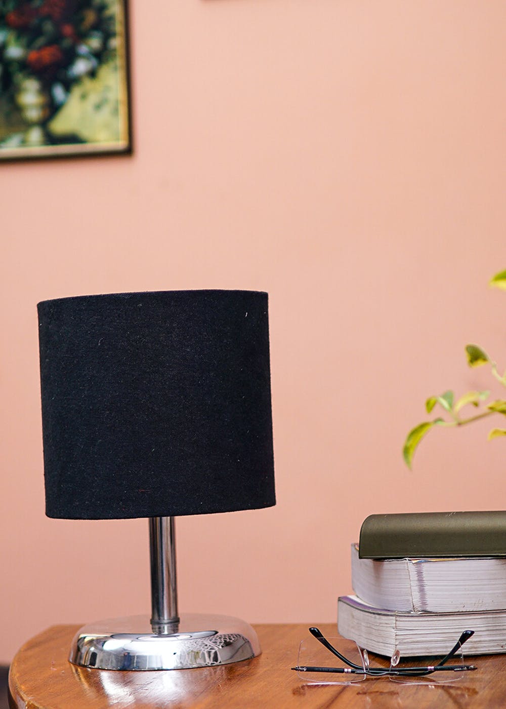 Get Levi Table Lamp With Cylindrical Shade - Black at ₹ 2290 | LBB Shop