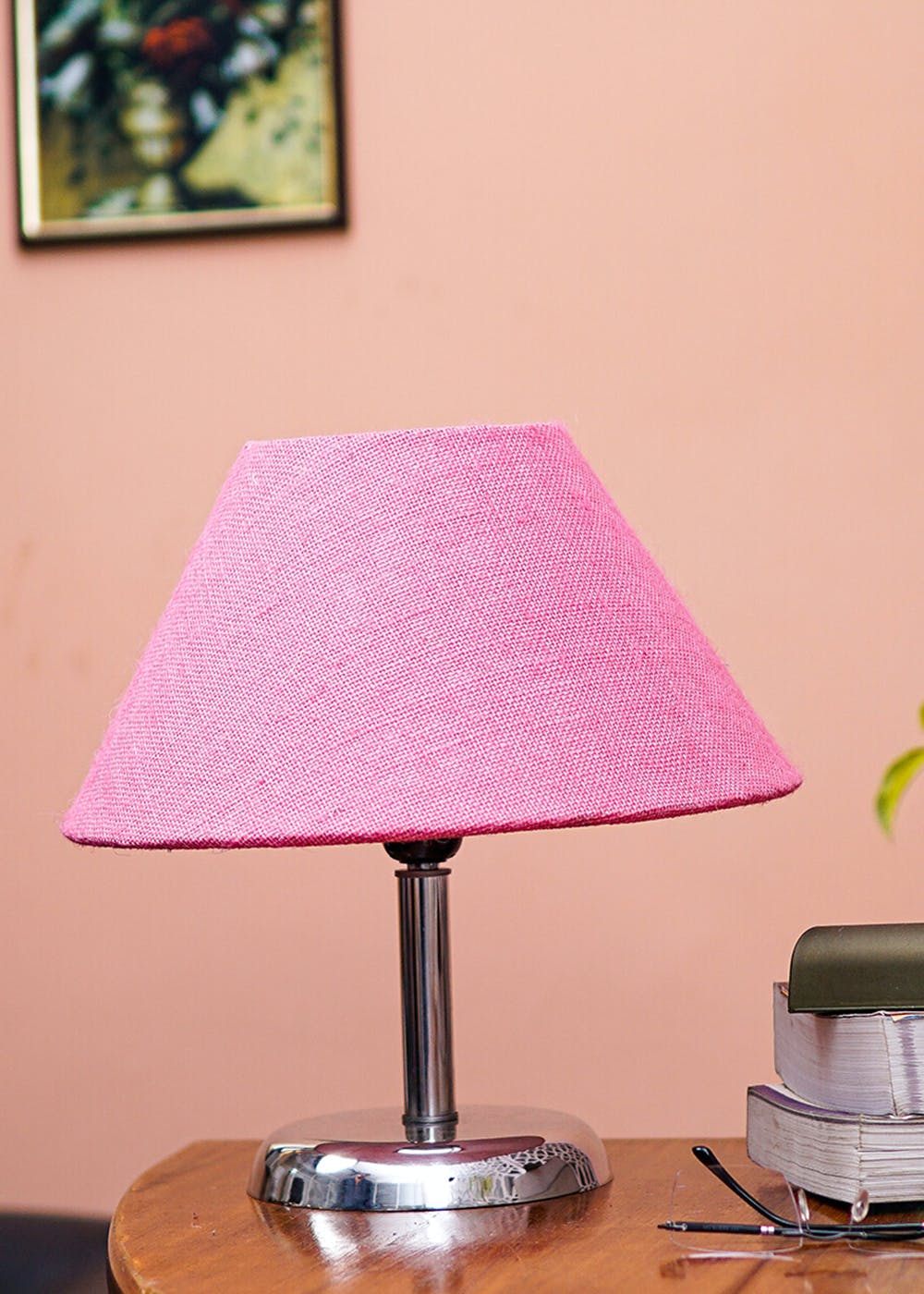 Get Levi Table Lamp with Pink Empire Shade at ₹ 2290 | LBB Shop