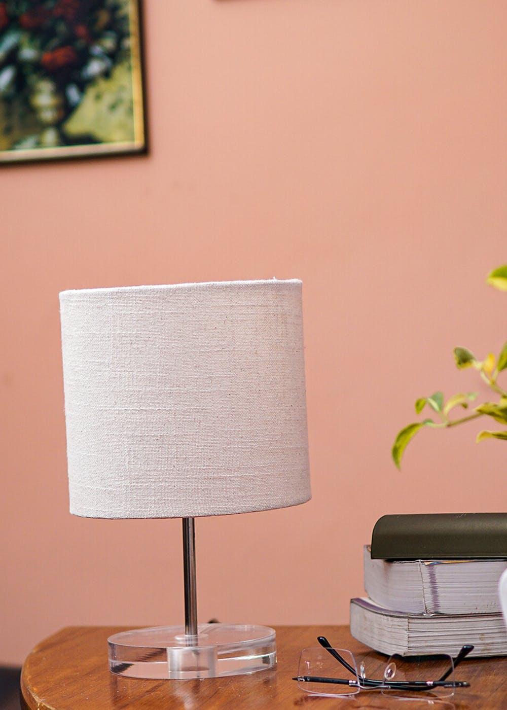 Get Celeste Table Lamp With Off-White Cylindrical Shade at ₹ 2390 | LBB ...