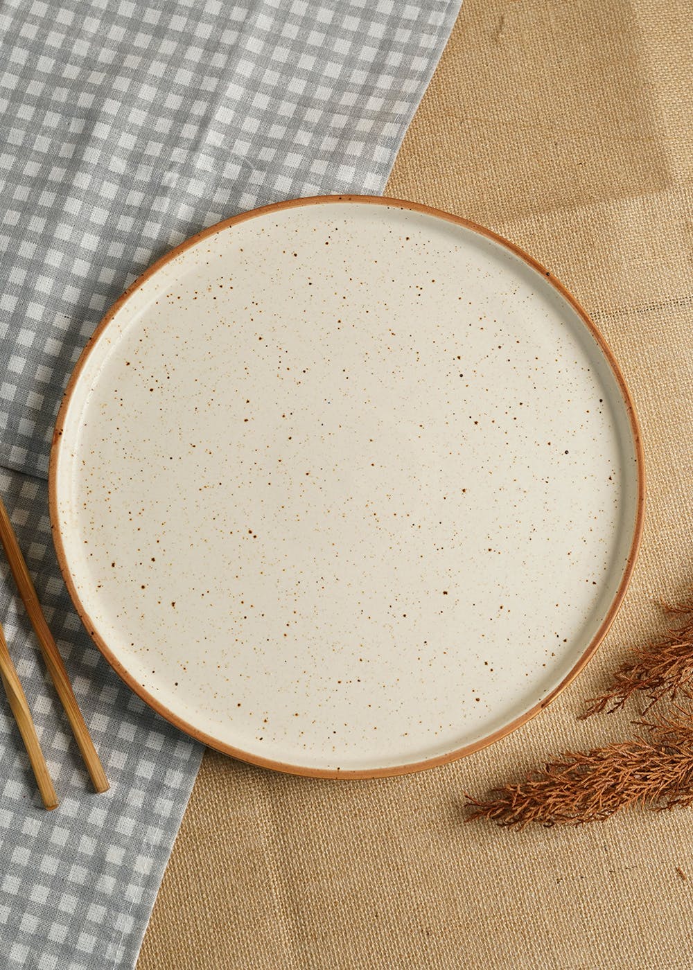 Get Cream Dotted Serving Tray at ₹ 1260 | LBB Shop