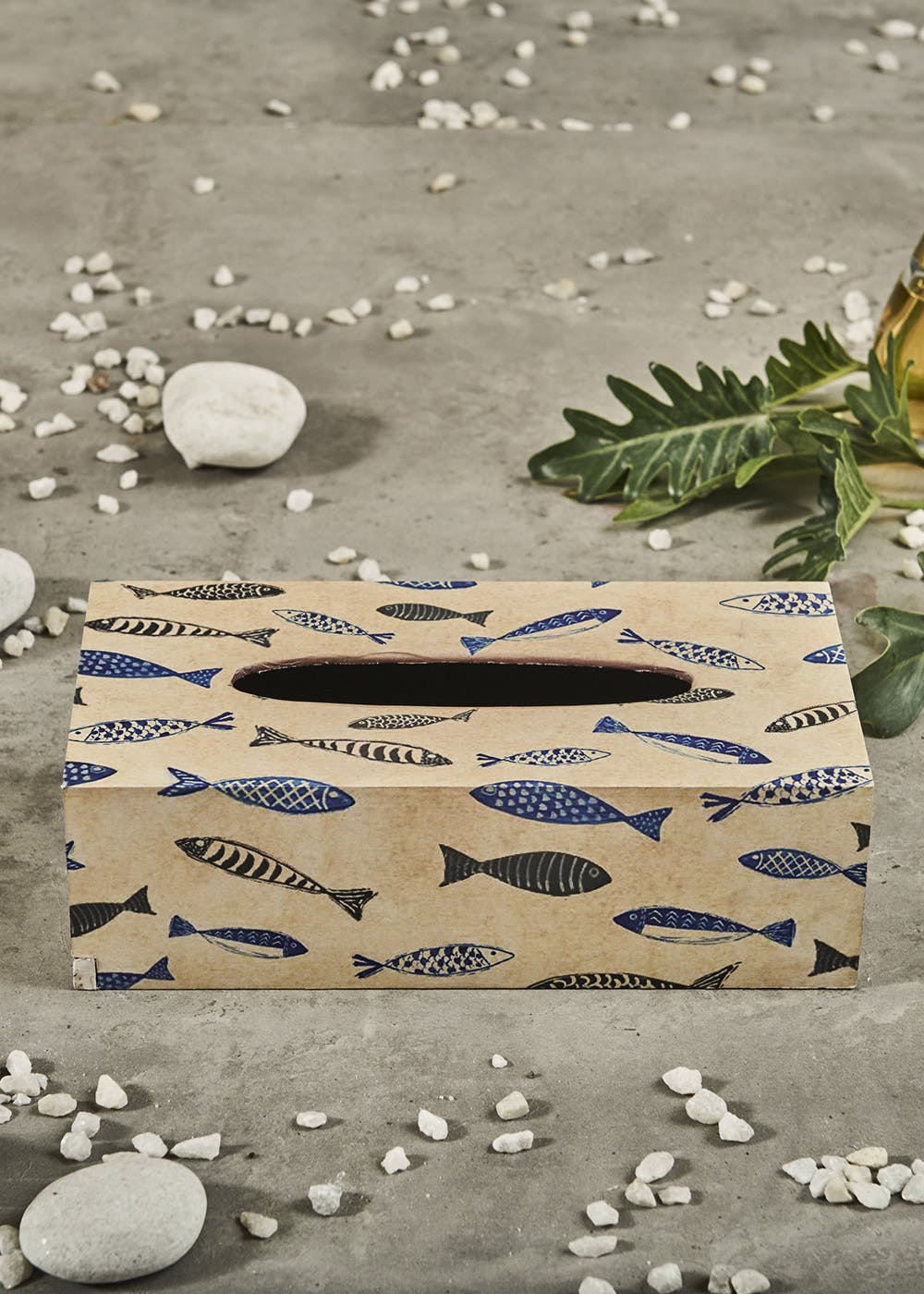 Get Fish Tissue Box Wooden at ₹ 1350 | LBB Shop