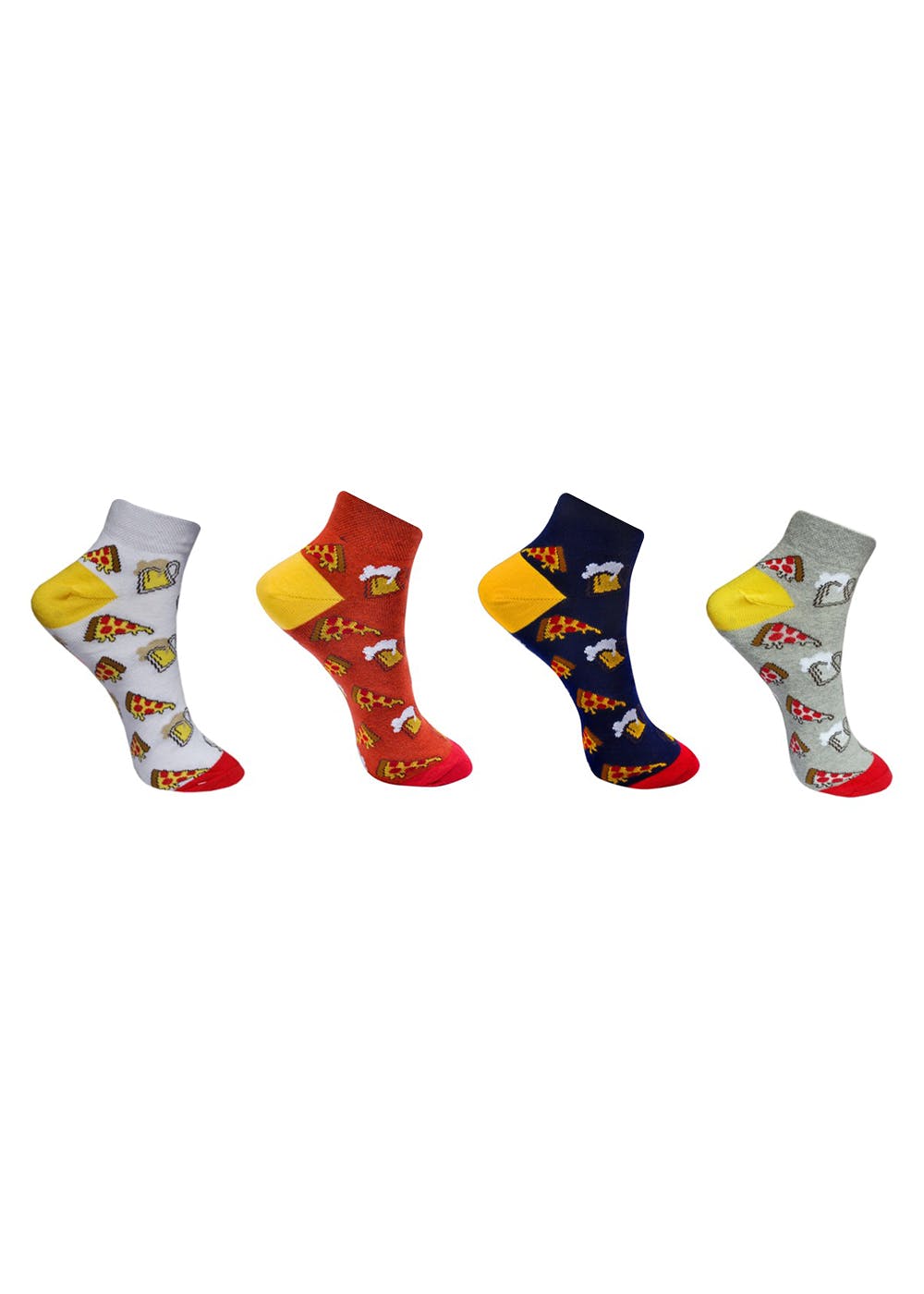 Get Pack of 4 Multi Colored Knitted Design Socks at ₹ 450 | LBB Shop