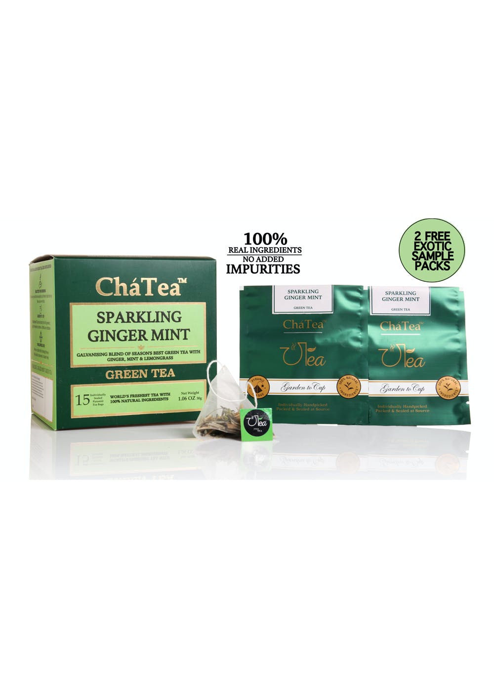 Get Sparkling Ginger Mint Green Tea Bags at ₹ 270 | LBB Shop