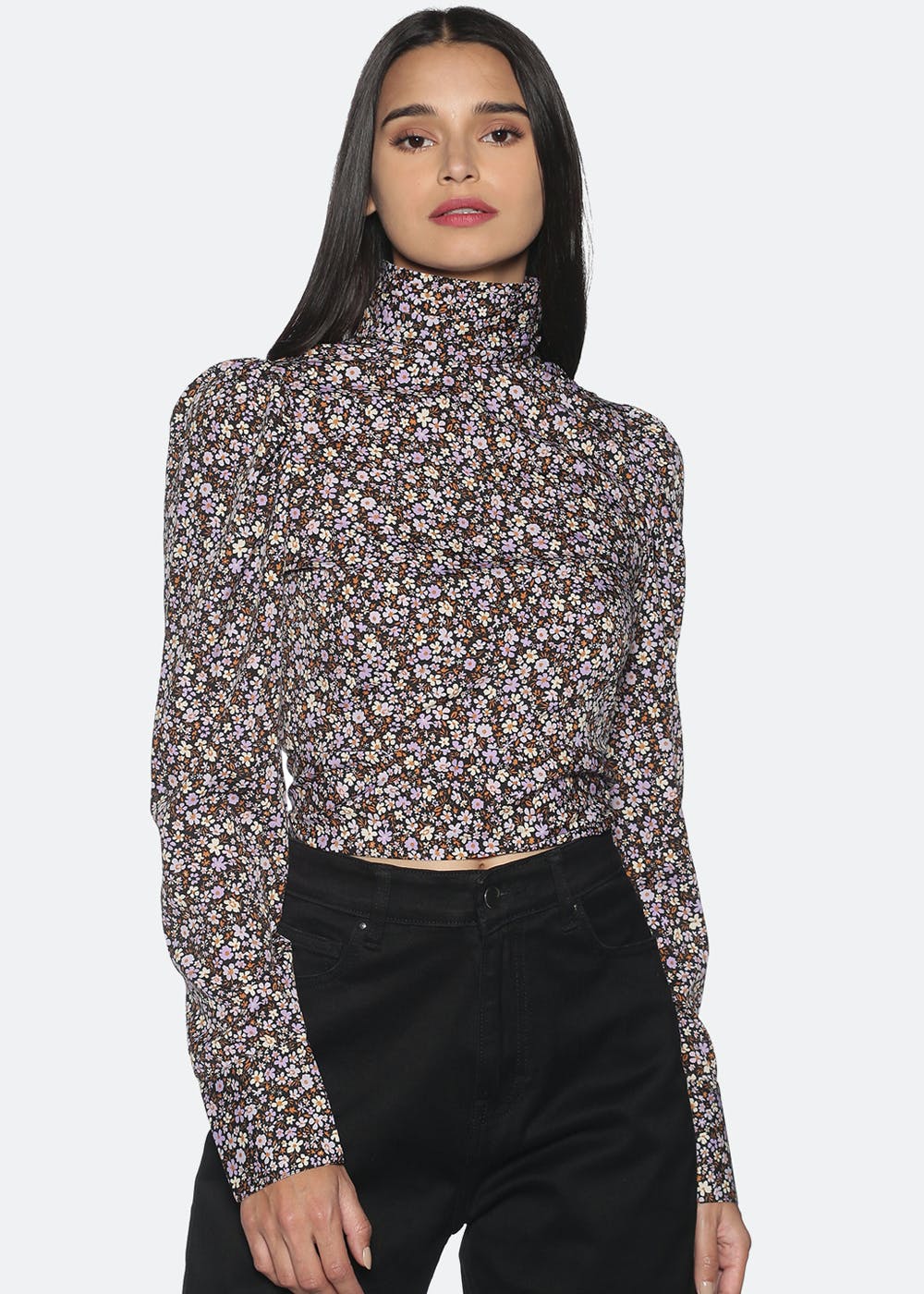 Get Multi Floral Open Back Crop Top at ₹ 1424 | LBB Shop