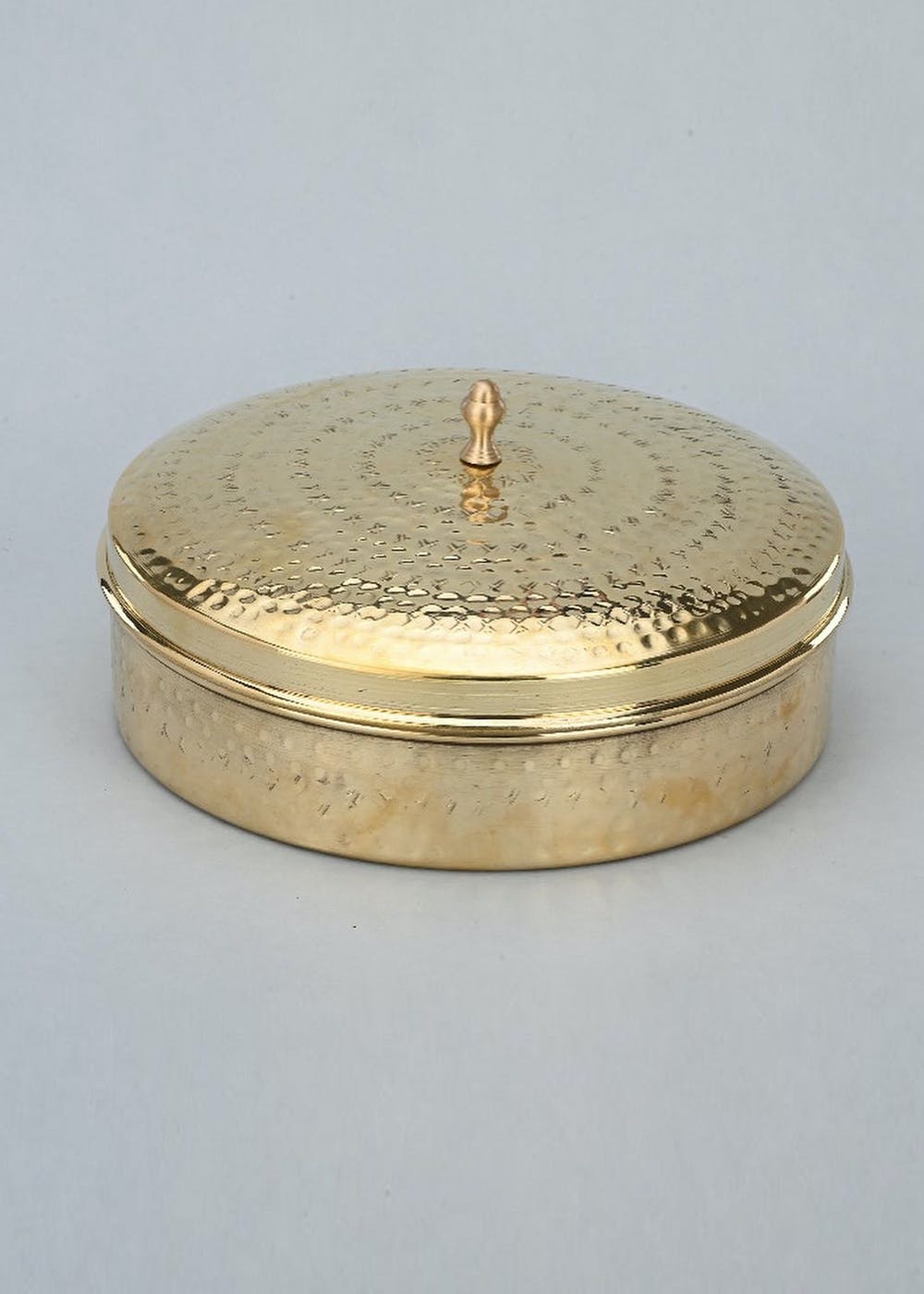 Get Antique Golden Brass Masala Box With Spoon at ₹ 2857 | LBB Shop
