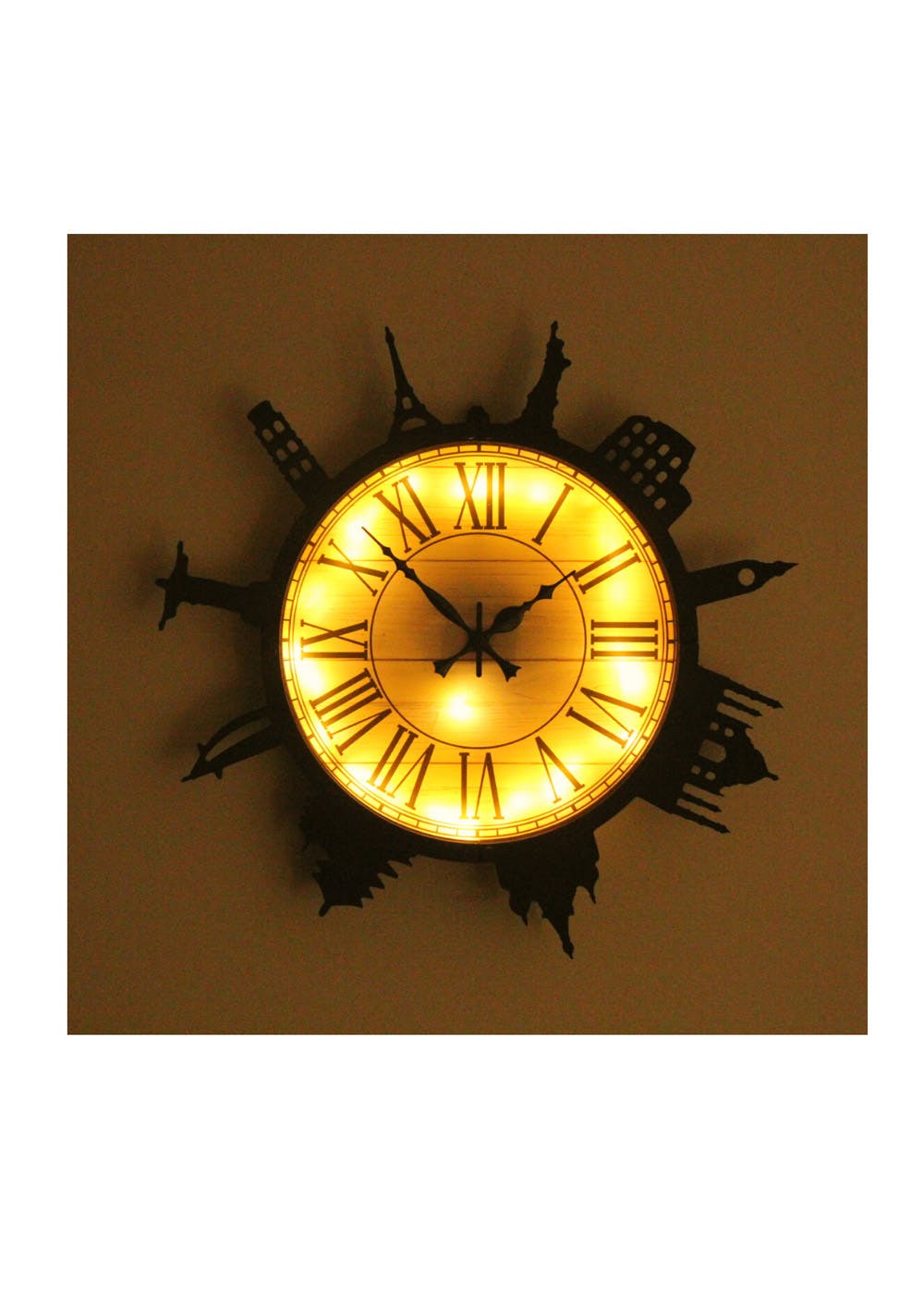 Get Travel Themed LED Wall Clock at ₹ 1695 | LBB Shop
