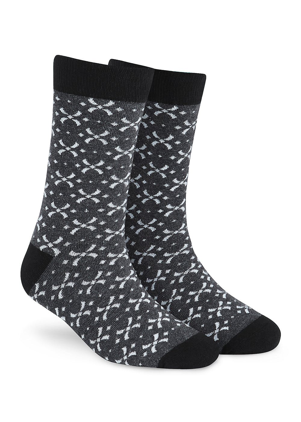 Get Contrast Criss Cross Striped Crew Socks at ₹ 269 | LBB Shop