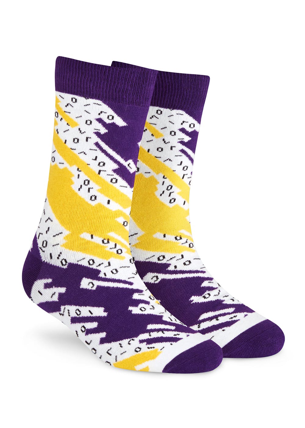 Get Two-Tone Digital Pattern Woven Crew Socks at ₹ 269 | LBB Shop