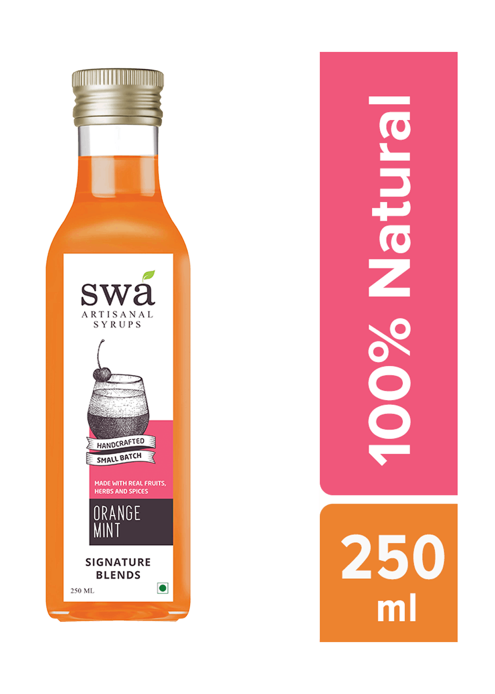 Get Orange Mint Syrup- 250ml at ₹ 300 | LBB Shop