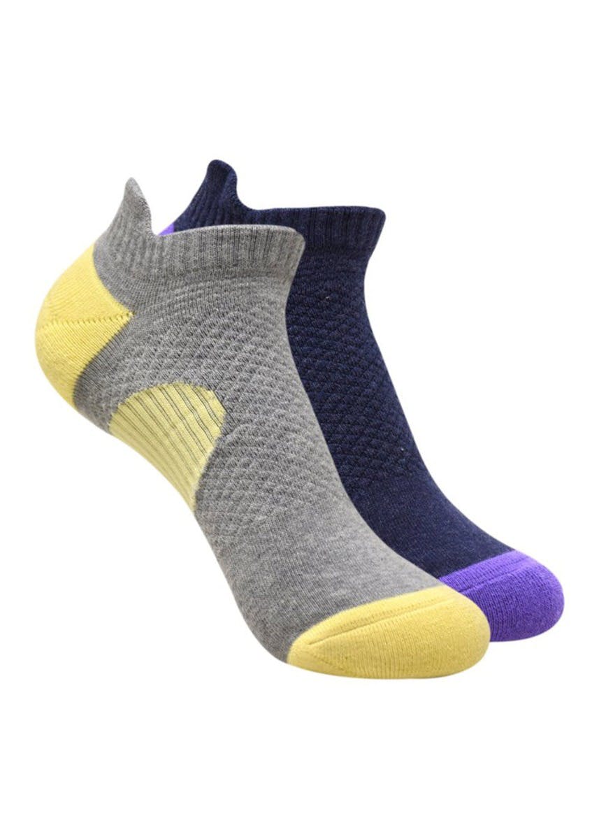 Get Mesh Knit Arch Support High Ankle Socks (Set of 3) at ₹ 339 | LBB Shop
