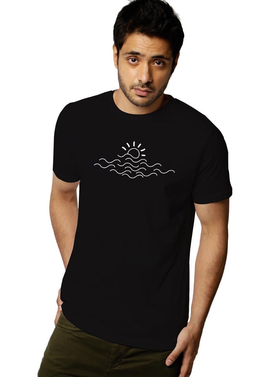 Get Sun & Water Print T-Shirt at ₹ 699 | LBB Shop