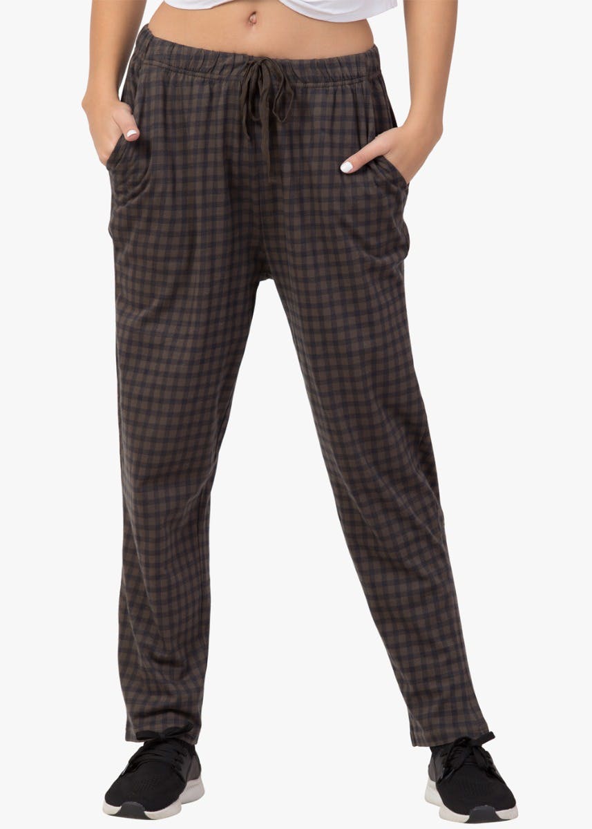 Get Contrast Checkered Pyjamas at ₹ 701 | LBB Shop