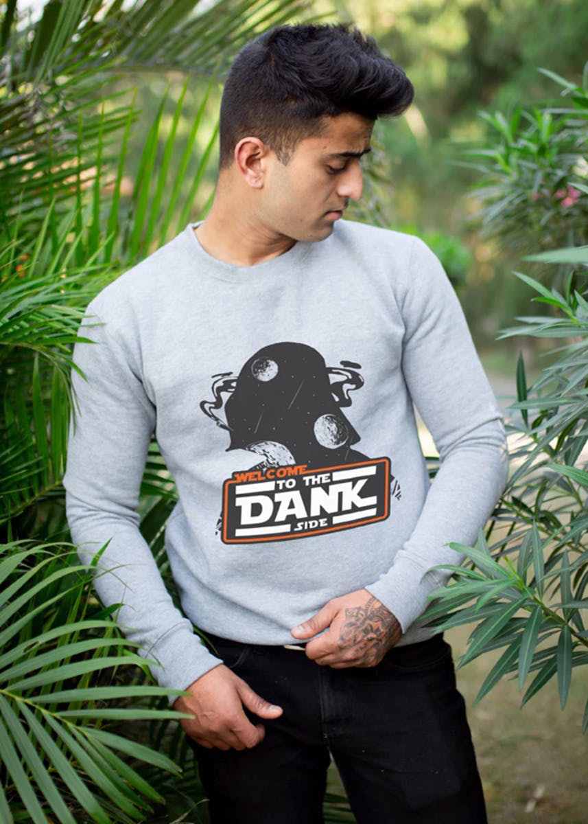 Get Dank Side Graphic Sweatshirt at ₹ 949 | LBB Shop