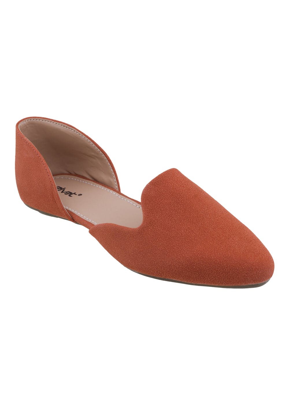 Get Solid Rust Ballerina Mules at ₹ 749 | LBB Shop