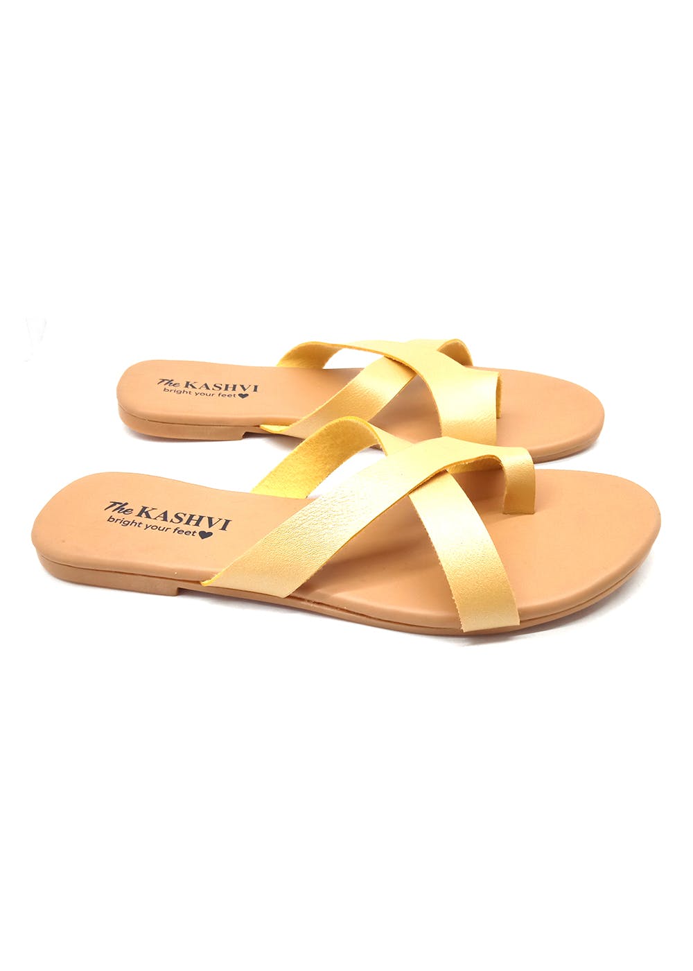 Get One Toe Cross Strap Slides at ₹ 399 | LBB Shop