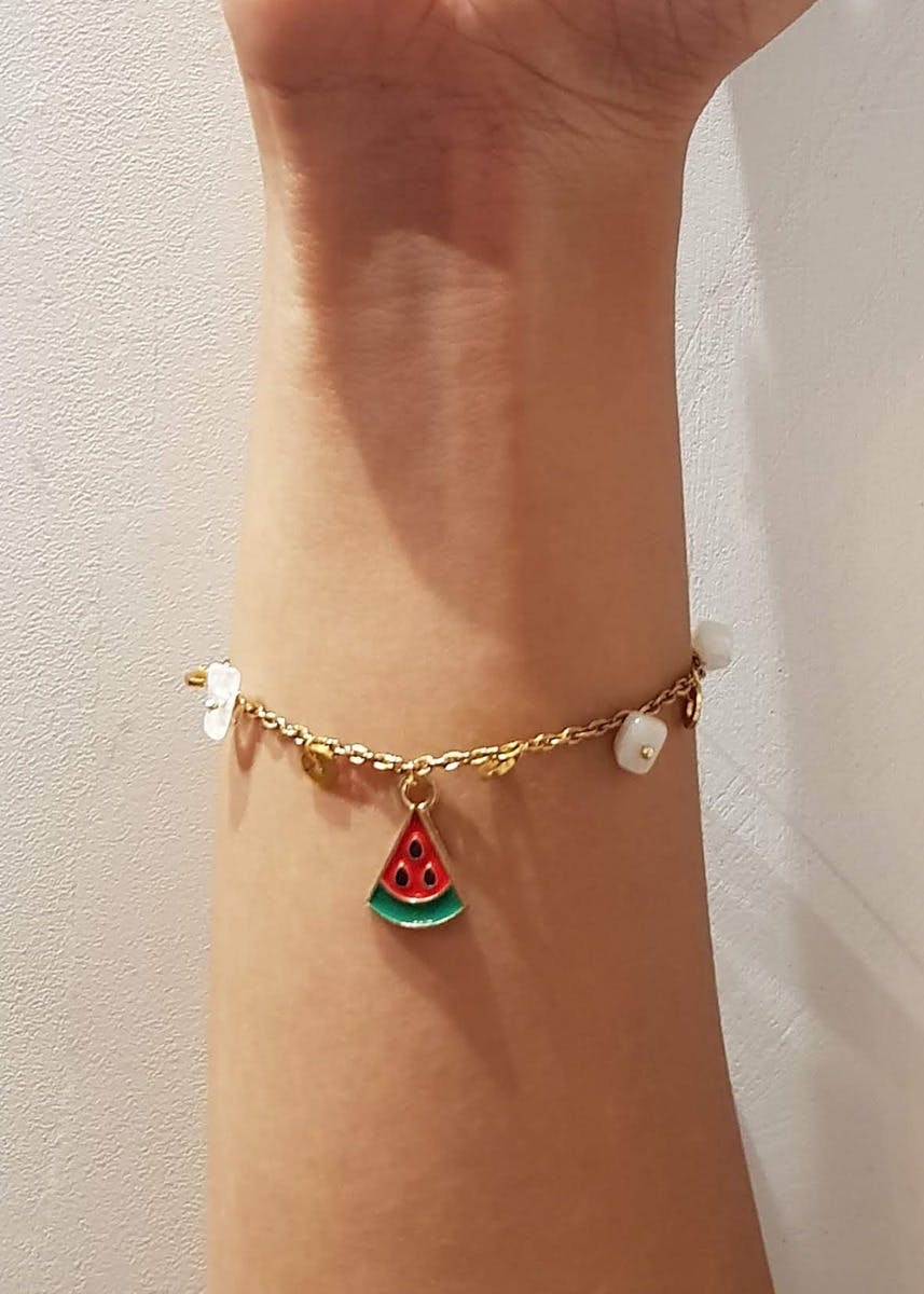 Get Watermelon charm bracelet at ₹ 750 | LBB Shop