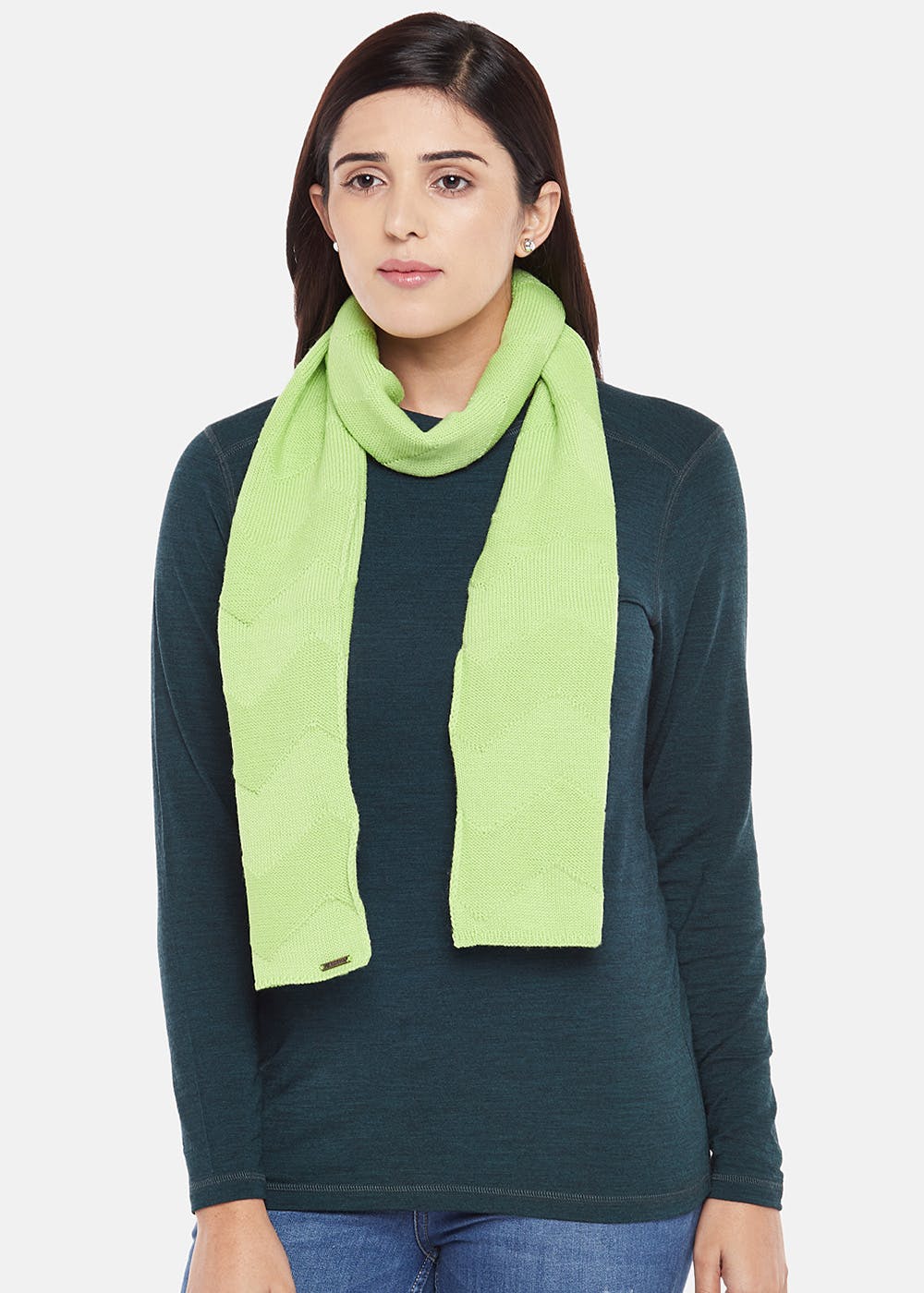 Get Solid Chevron Woven Muffler at ₹ 1290 | LBB Shop
