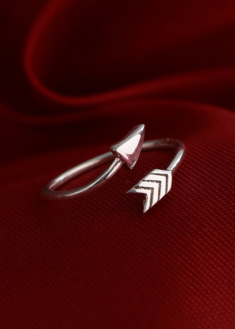 Get Silver Arrow Ring at ₹ 690 | LBB Shop