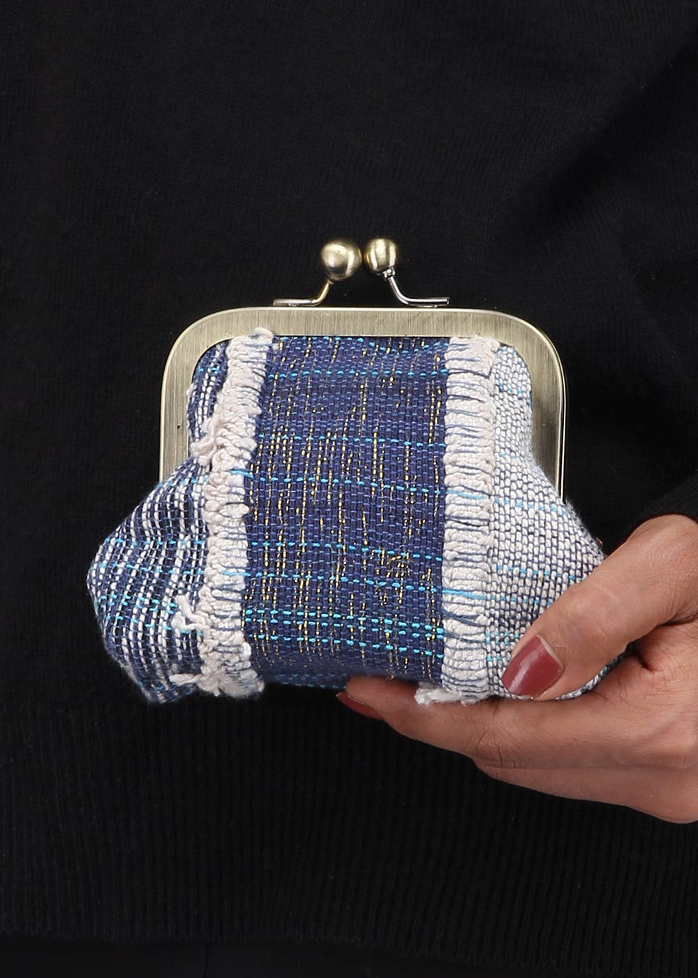Get Rough Detail Blue Palette Coin Pouch at ₹ 1000 | LBB Shop