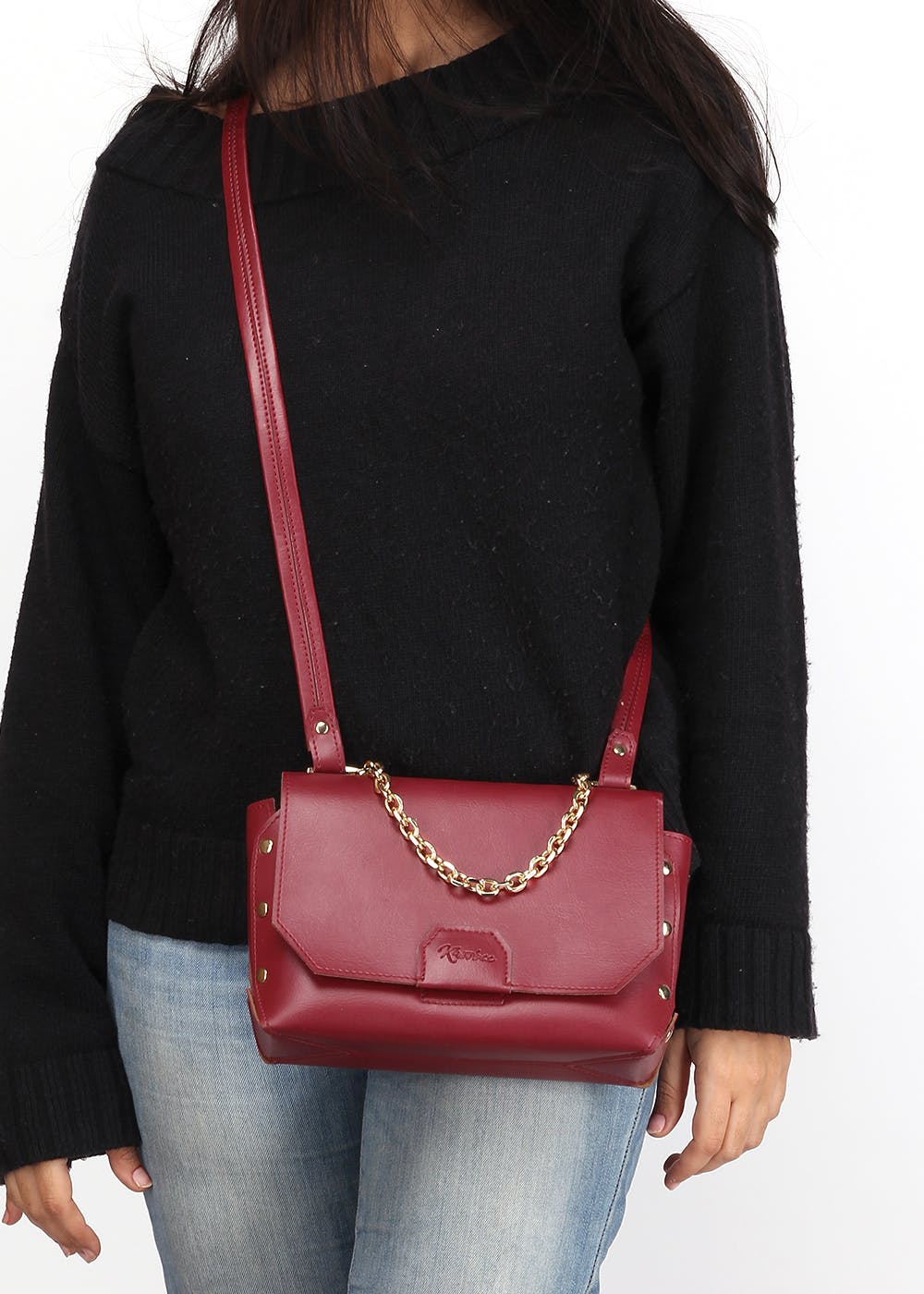 Get Classic Red Cross-Body at ₹ 1550 | LBB Shop
