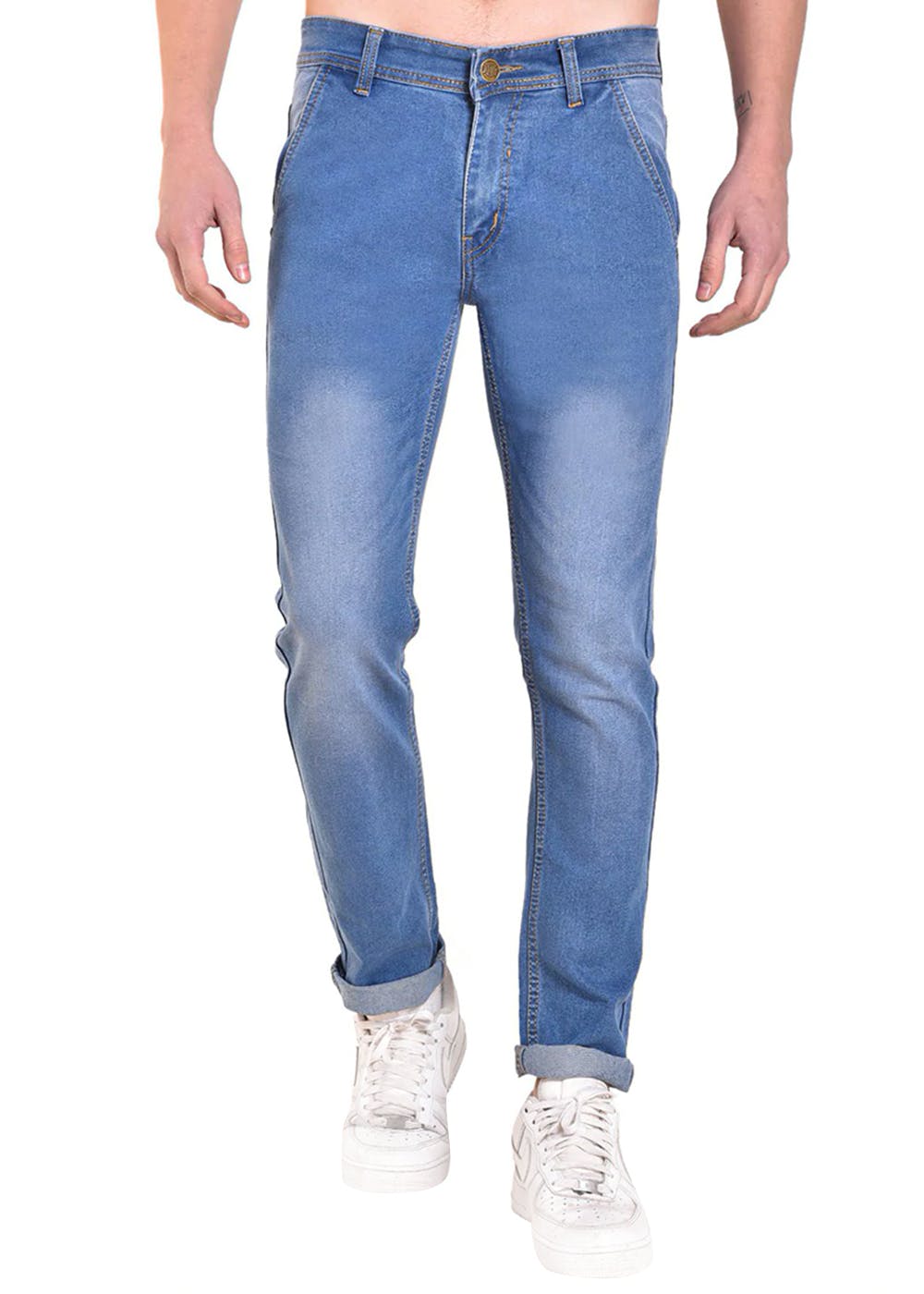 Get Light Blue Denim Jeans at ₹ 749 | LBB Shop