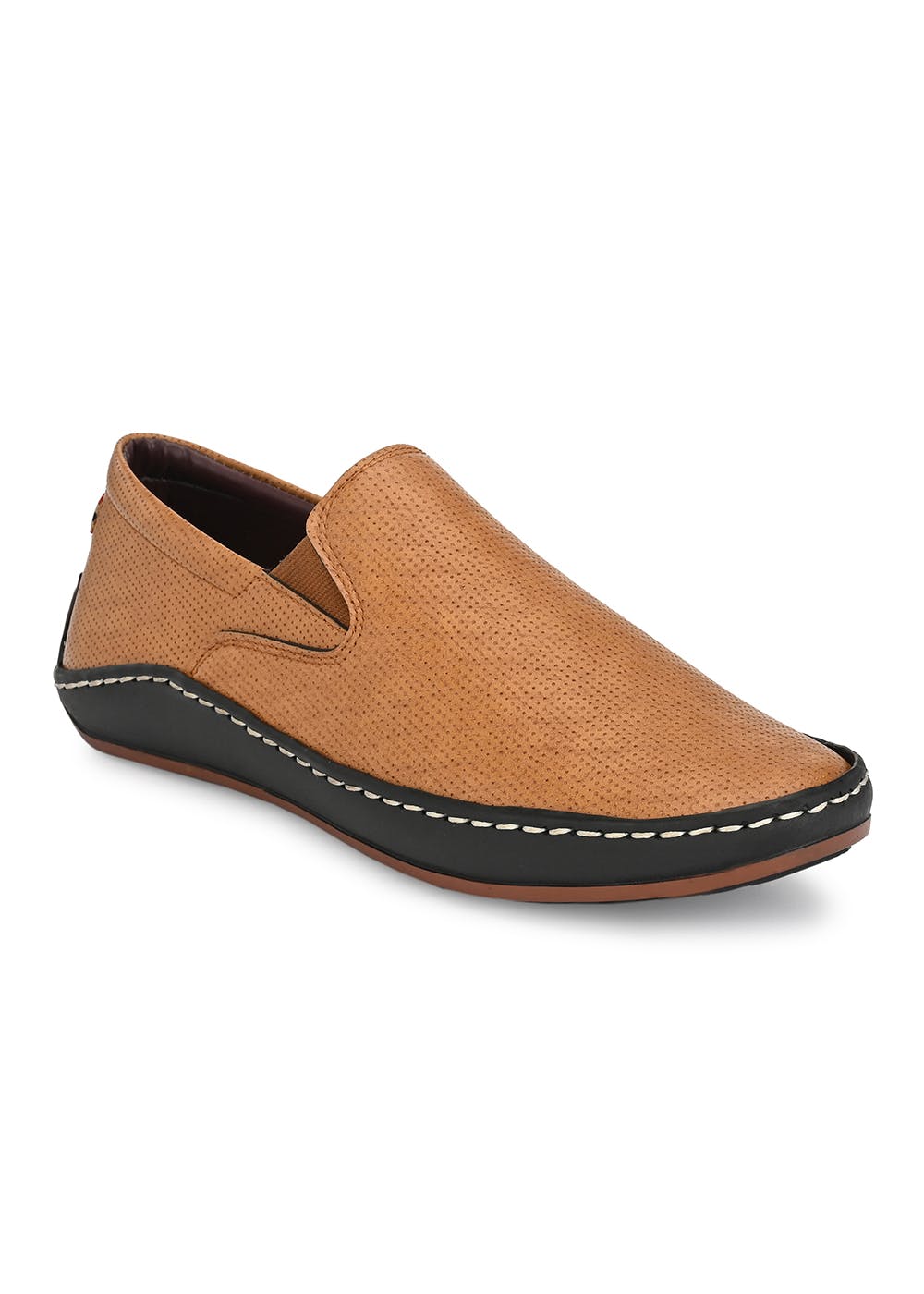 Get Contrast Soles Perforated Design Slip-Ons at ₹ 849 | LBB Shop
