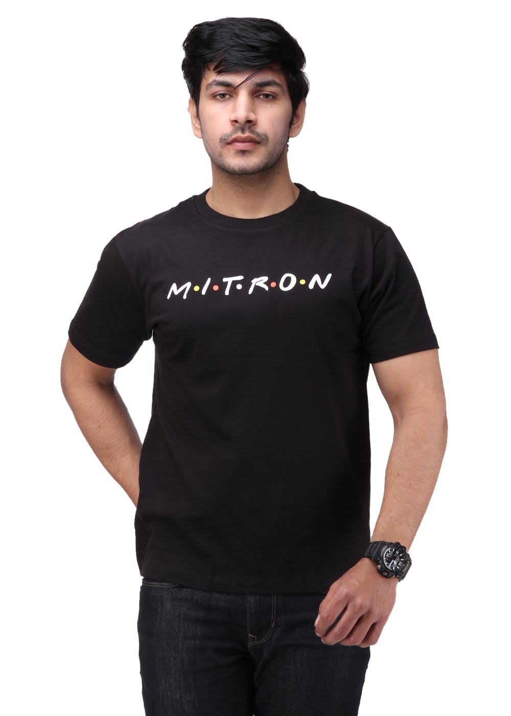 Get Mitron Graphic Black T-Shirt at ₹ 499 | LBB Shop
