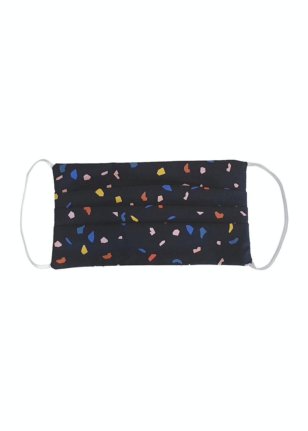 Get Black Cotton Confetti Pleated Reusable Mask at ₹ 125 | LBB Shop