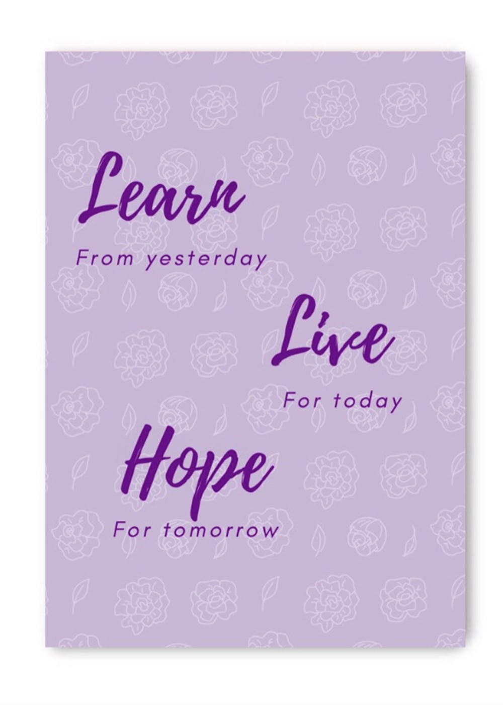 Get Learn, Live, Hope A4 Ruled Register at ₹ 299 | LBB Shop