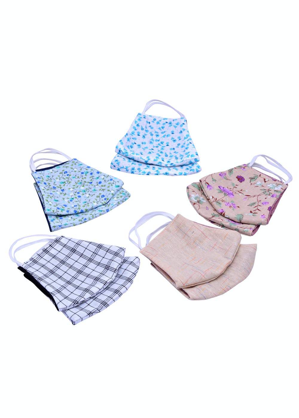 Get Couple Combo Reversible Face Masks (Pack of 10) at ₹ 695 | LBB Shop