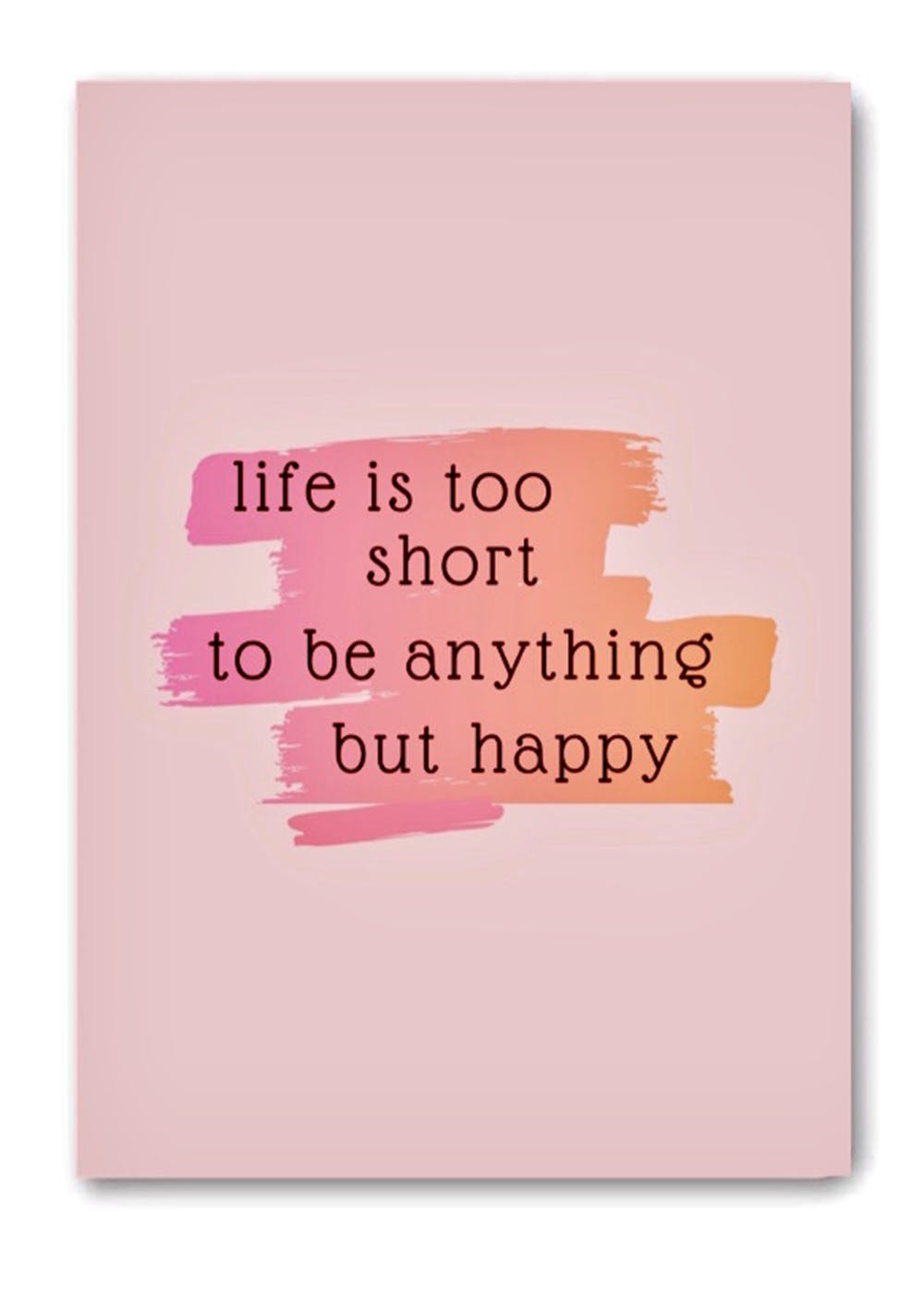 Get "Life Is Too Short" A5 Ruled Notebook at ₹ 185 | LBB Shop