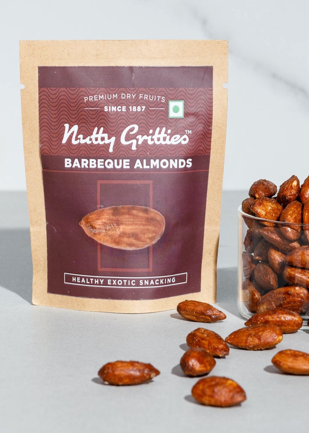 Get Barbeque Almonds - 21g (Pack of 10) at ₹ 450 | LBB Shop