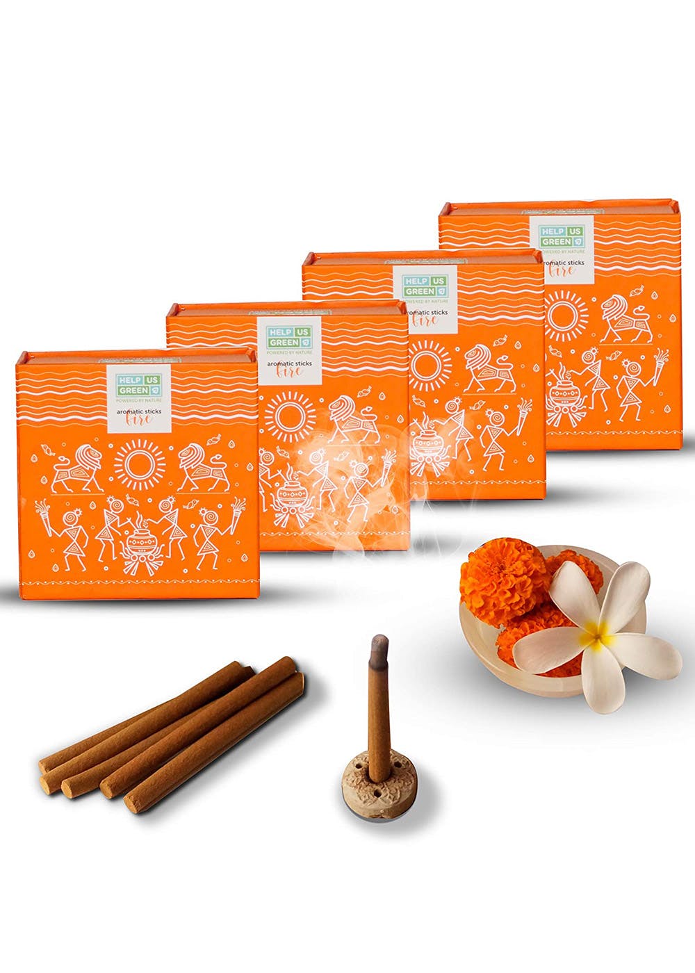 Get Fire Cedar wood Fragrance Incense Sticks Bamboo Free (50 Sticks X 4 ...