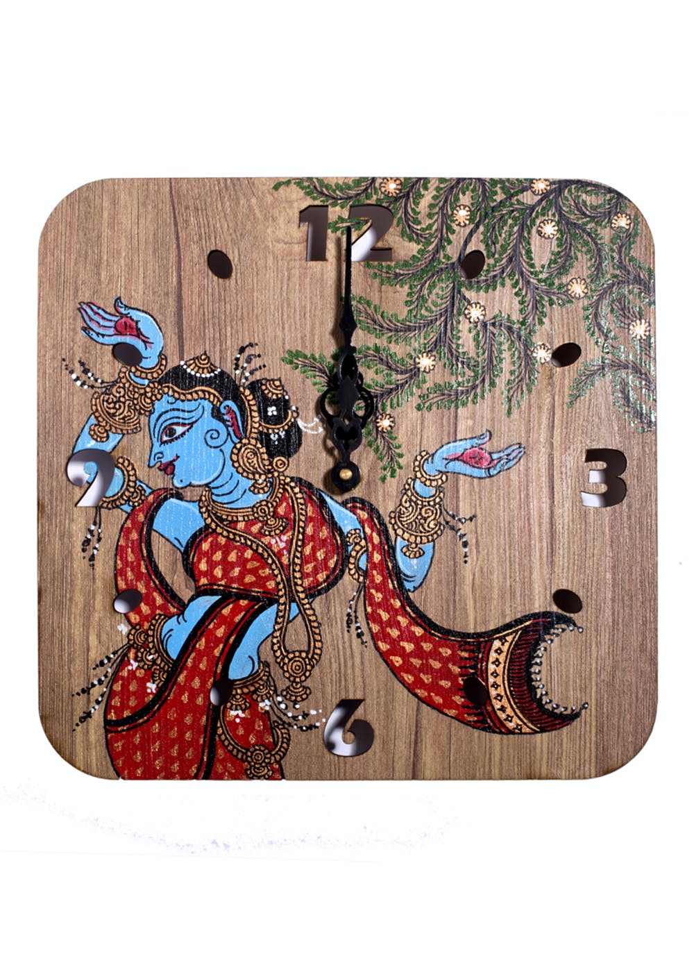 Get Neel Nari Wall Clock at ₹ 1800 | LBB Shop