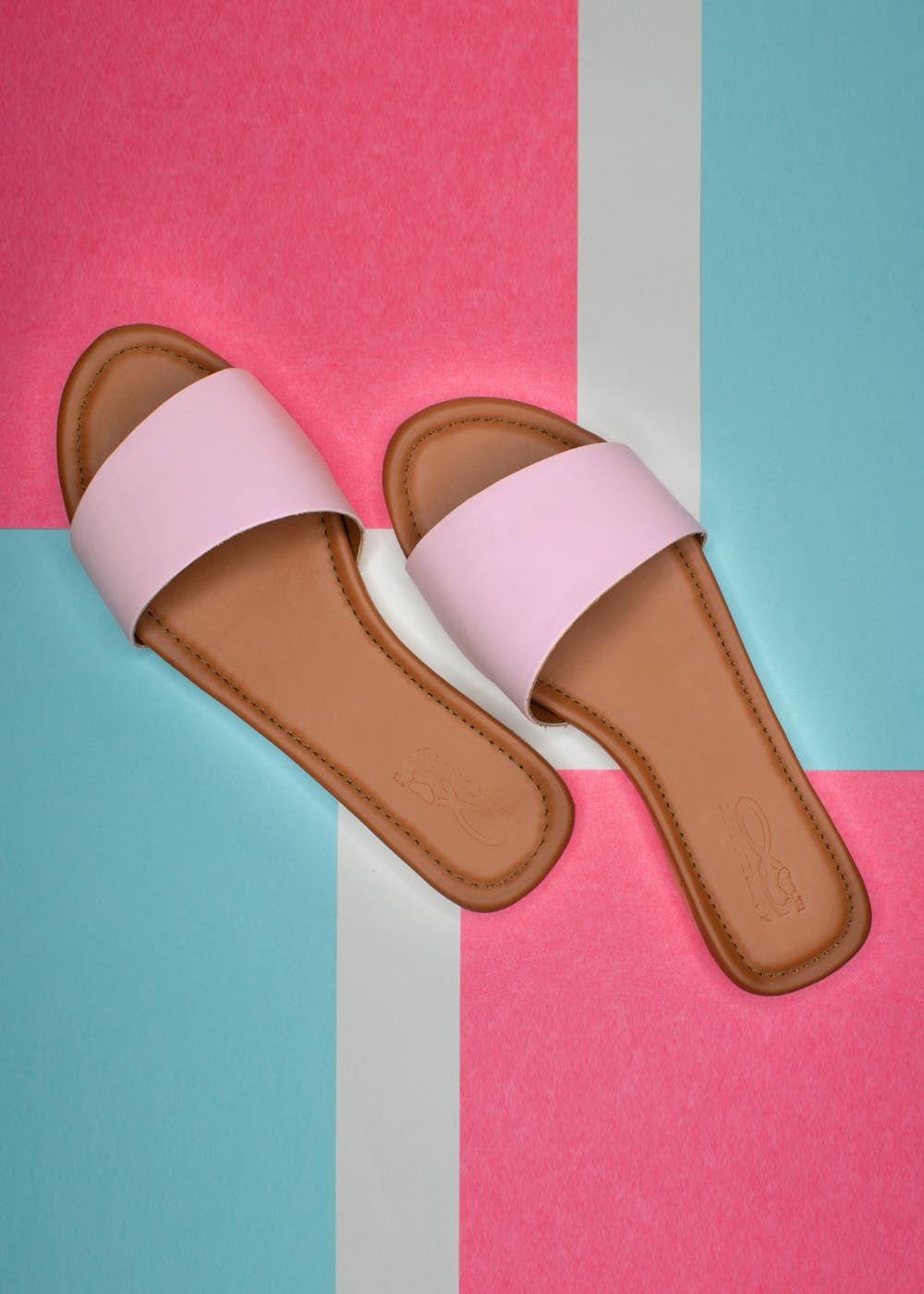 Get Pastel Pink Tapered Strap Slides at ₹ 499 | LBB Shop