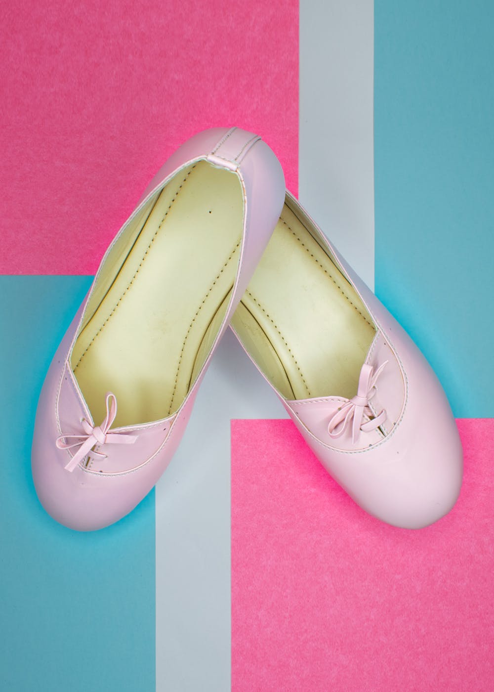 Get Lace-up Detail Pastel Pink Ballerinas at ₹ 499 | LBB Shop