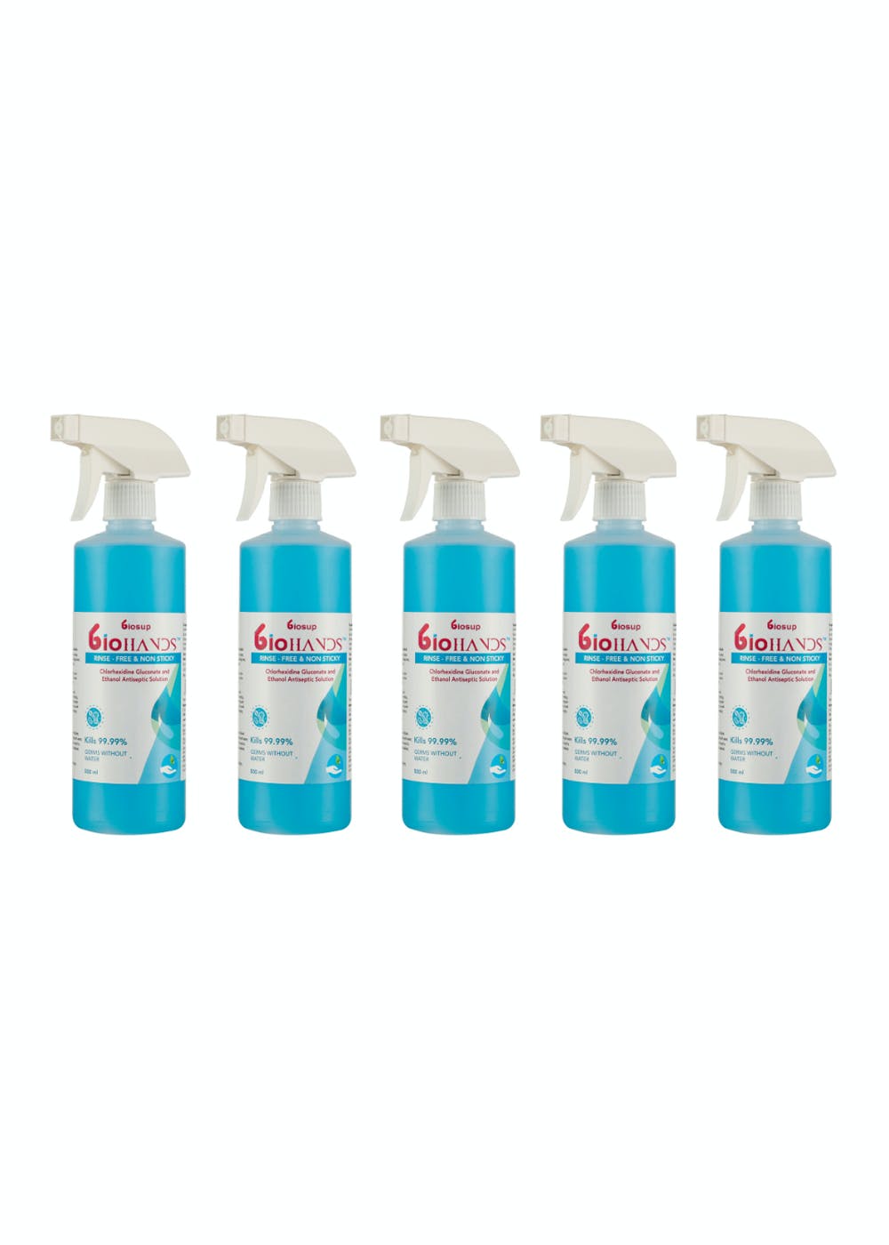 Get Hand Rub Pack With Trigger Spray - Pack Of 5 (500ml Each) at ₹ 999 ...
