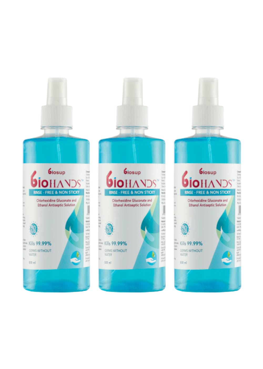 Get Hand Rub Pack With Spray - Pack Of 3 (500ml Each) at ₹ 615 | LBB Shop