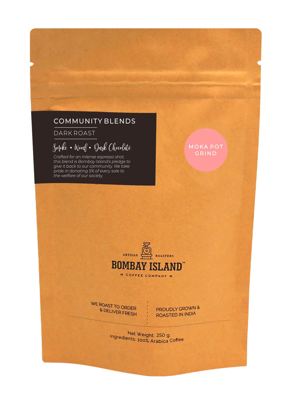 Get Community Blend Coffee (Dark Roast) - 250g at ₹ 345 | LBB Shop