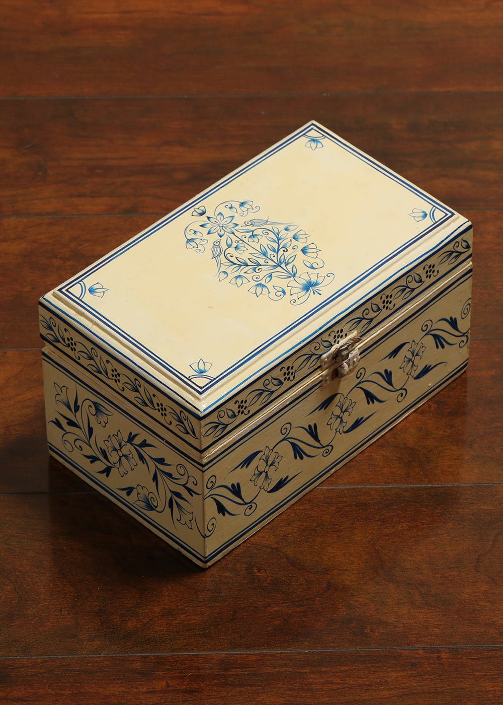 Get Handpainted Wooden Teabag Box at ₹ 3000 | LBB Shop